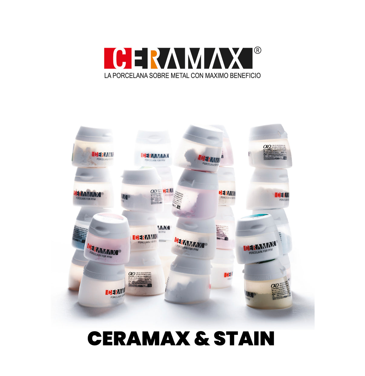 CERAMAX Stain – Pasta de Stain para Porcelana sobre Metal CTE 13.1 ...