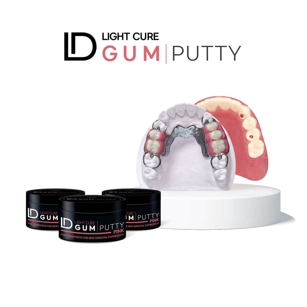 GUM PUTTY ID – Masilla Composite Rosa para Encías Artificiales y Próte ...